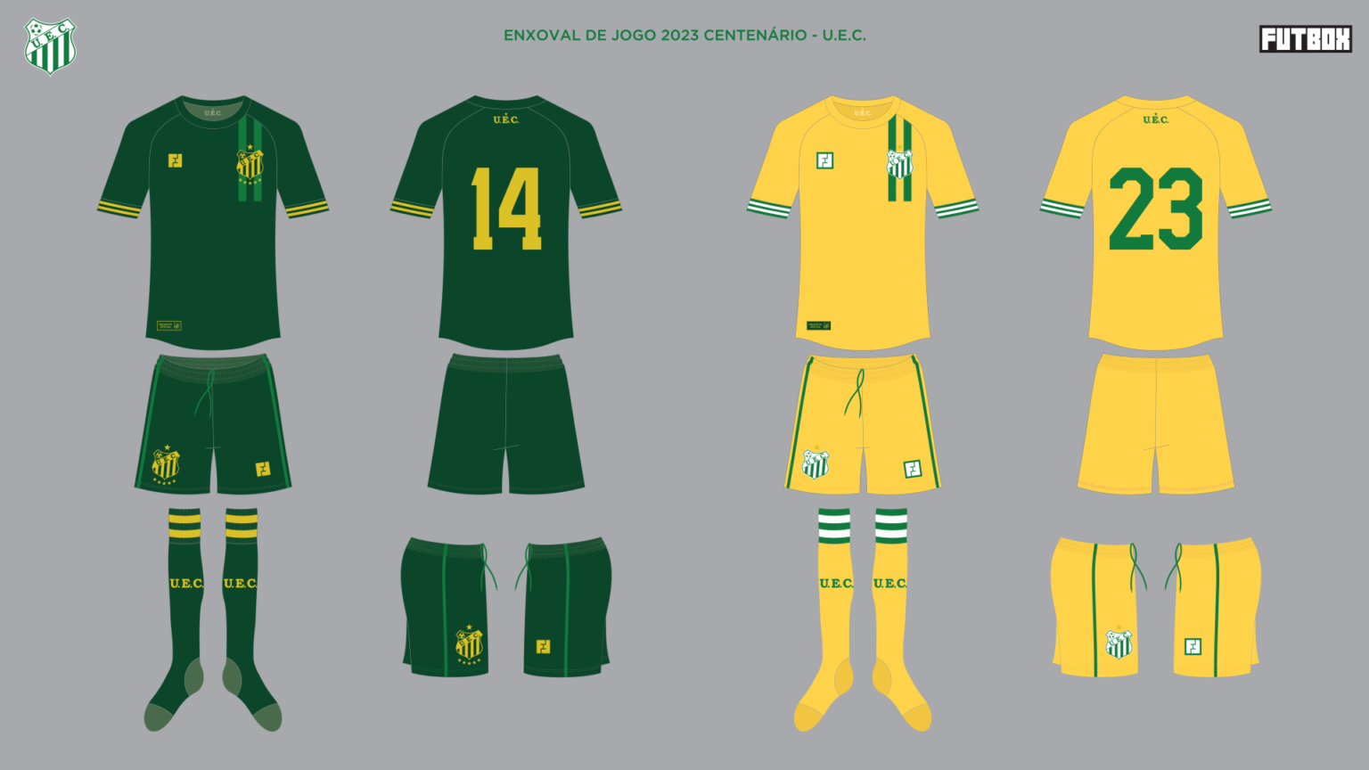 Novo Escudo do Uberlândia E.C. com versão Centenária para 2023