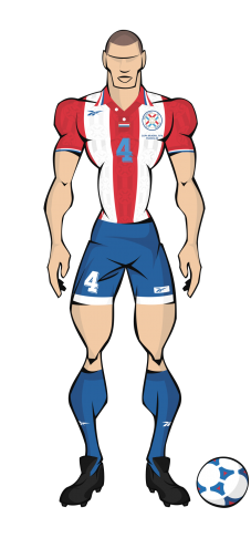 PARAGUAI - Selección de Fútbol de Paraguay - Uniformes