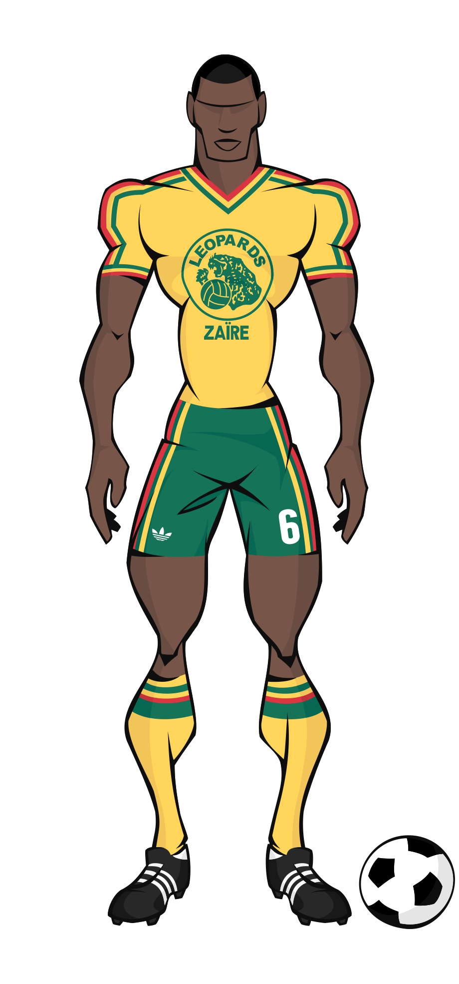 ZAIRE - Équipe du Zaïre de football