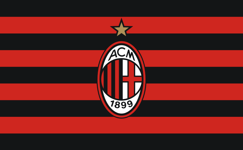 Escudo Del Ac Milan Bandera De Inglaterra Camiseta Local Retro AC