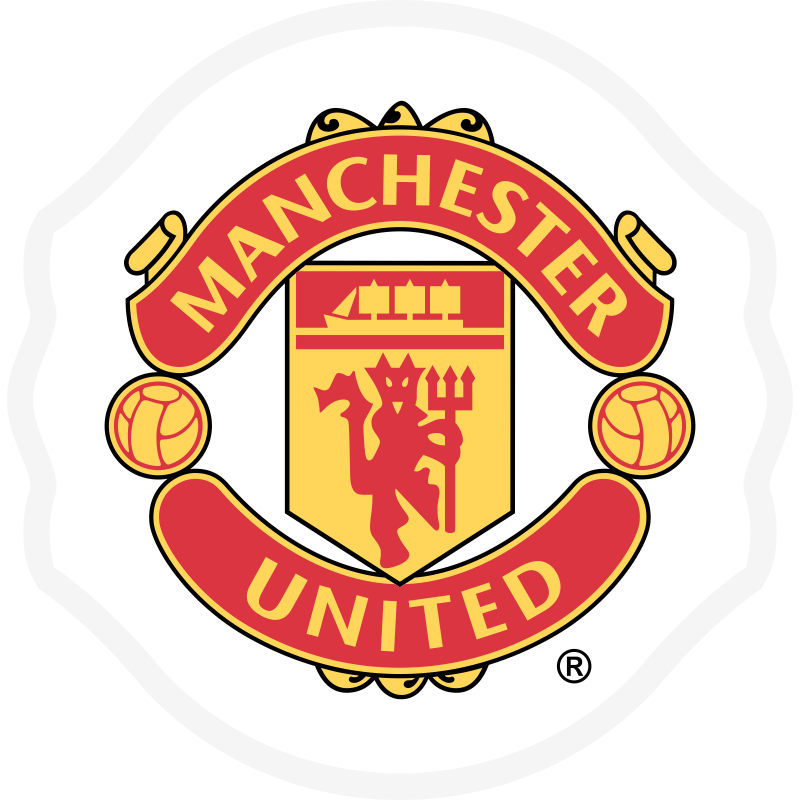 Veja a evolução dos escudos do Manchester United