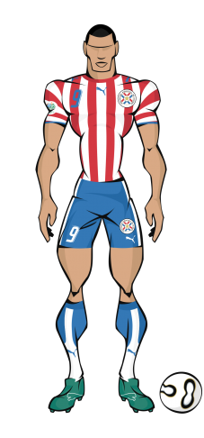 PARAGUAI - Selección de Fútbol de Paraguay - Uniformes
